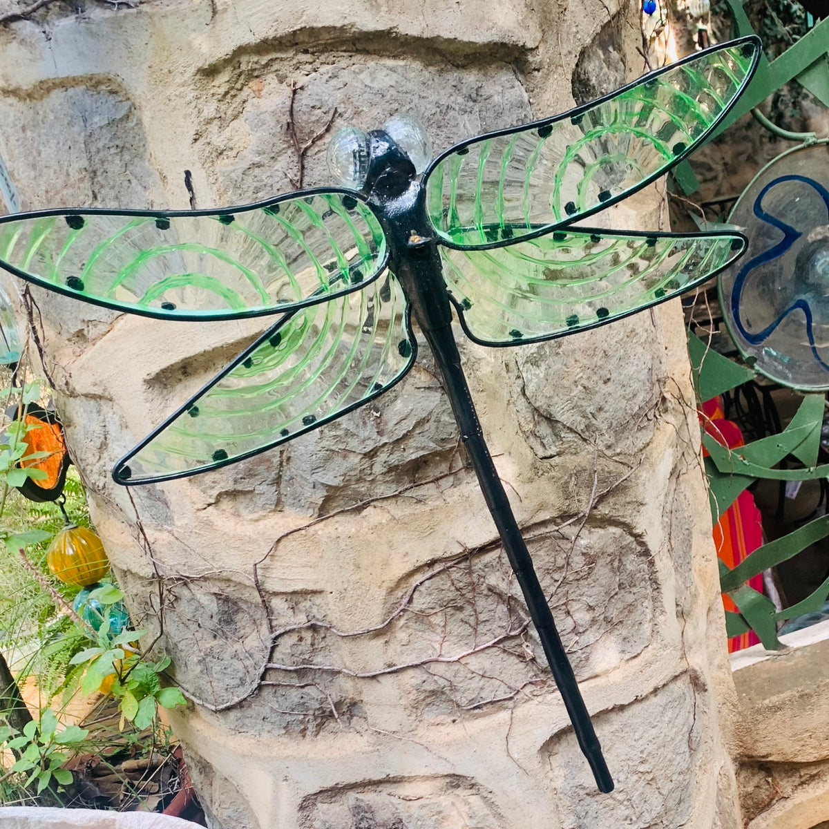 Wall art - wall mounted dragonfly – Kitengela Glass