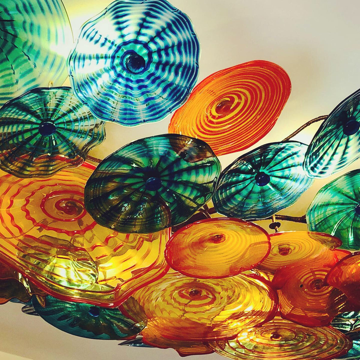 Chandelier 'Mini Bellagio' 3m x 1.2m– Kitengela Glass
