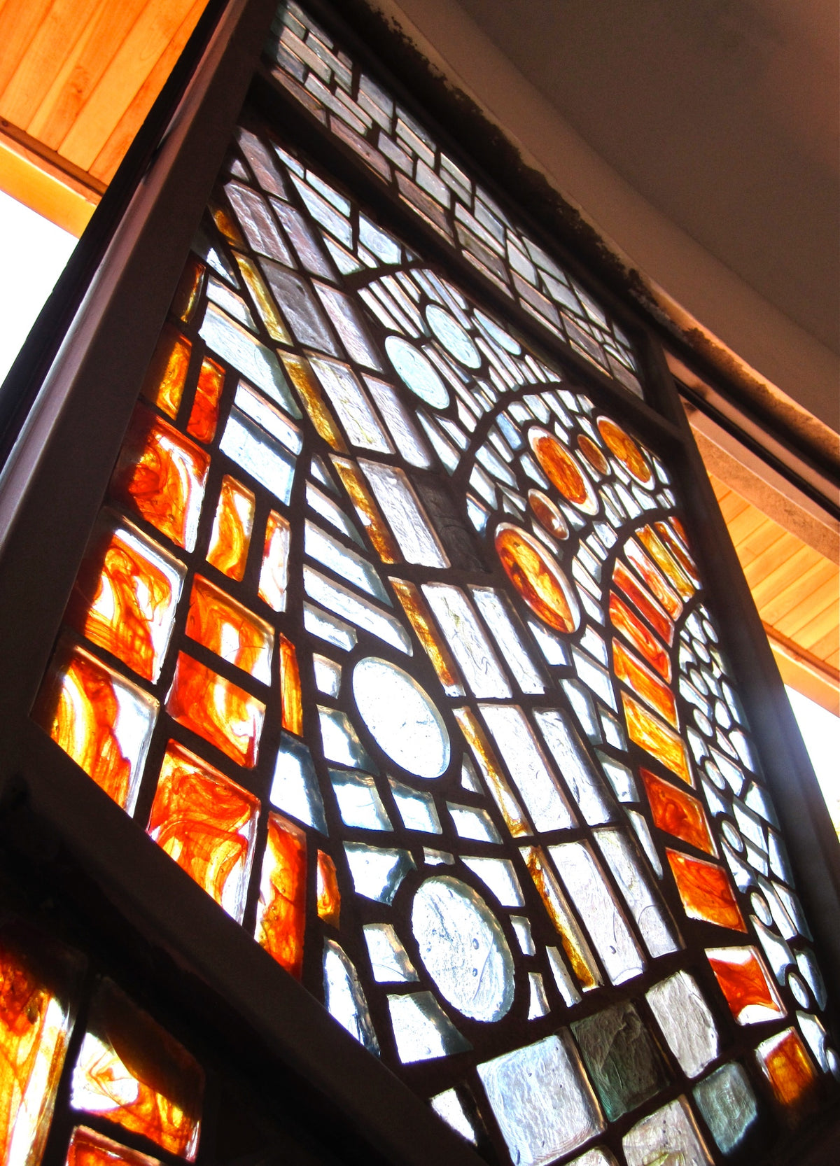 Dalle de Verre 'Modern Art' panel ~ 6m square– Kitengela Glass