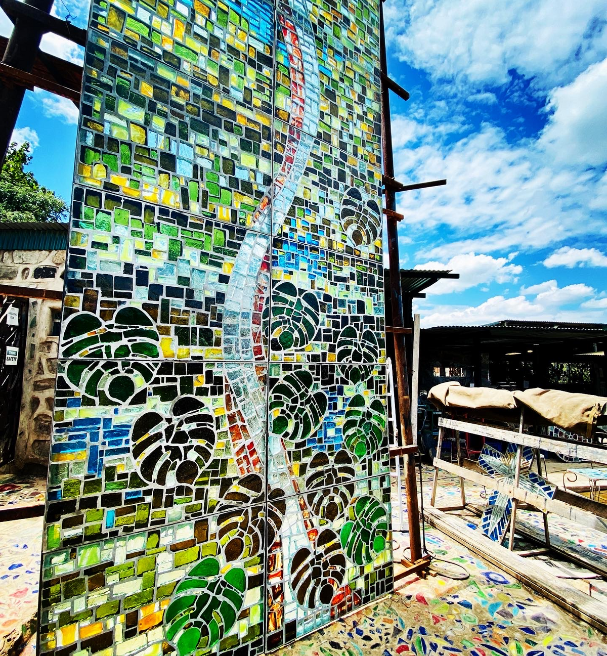 dalle de verre larger projects– Kitengela Glass