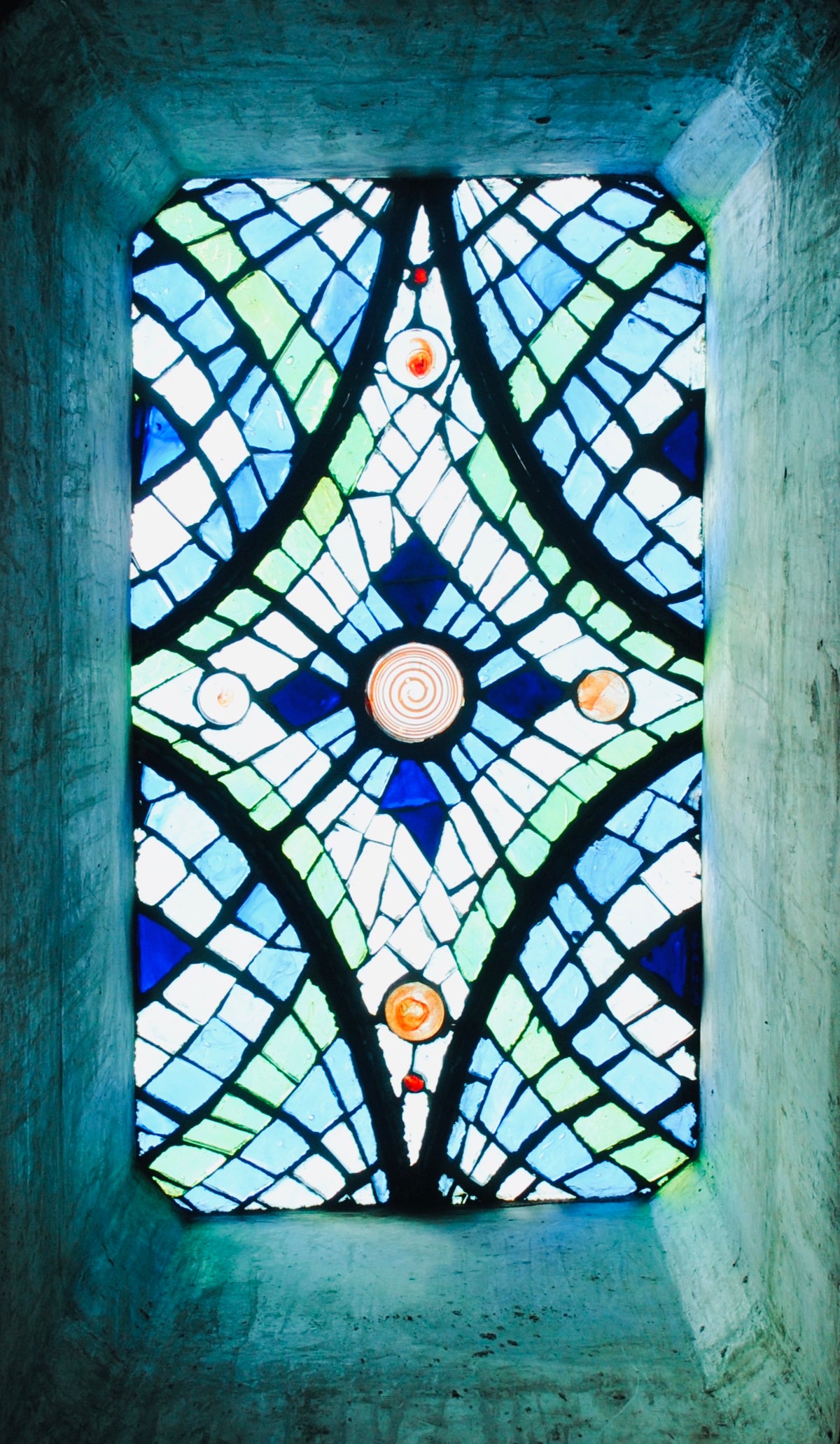 Dalle de Verre 'Squeaks' skylight ~ 1.2m x 0.8m– Kitengela Glass