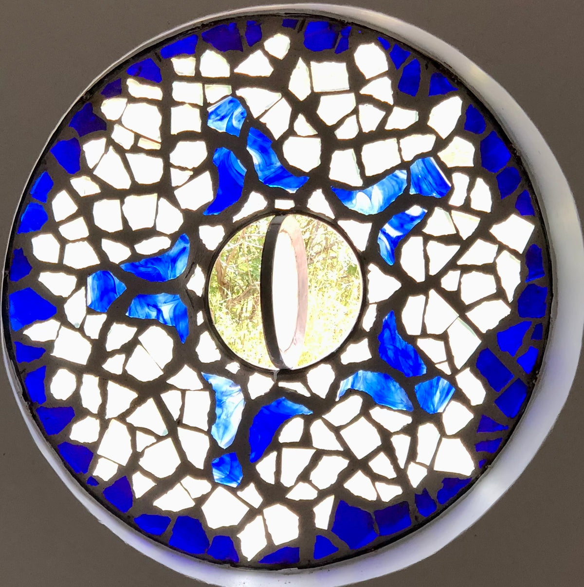 Dalle de Verre 'Soap House' panels ~ 1.2m dia – Kitengela Glass