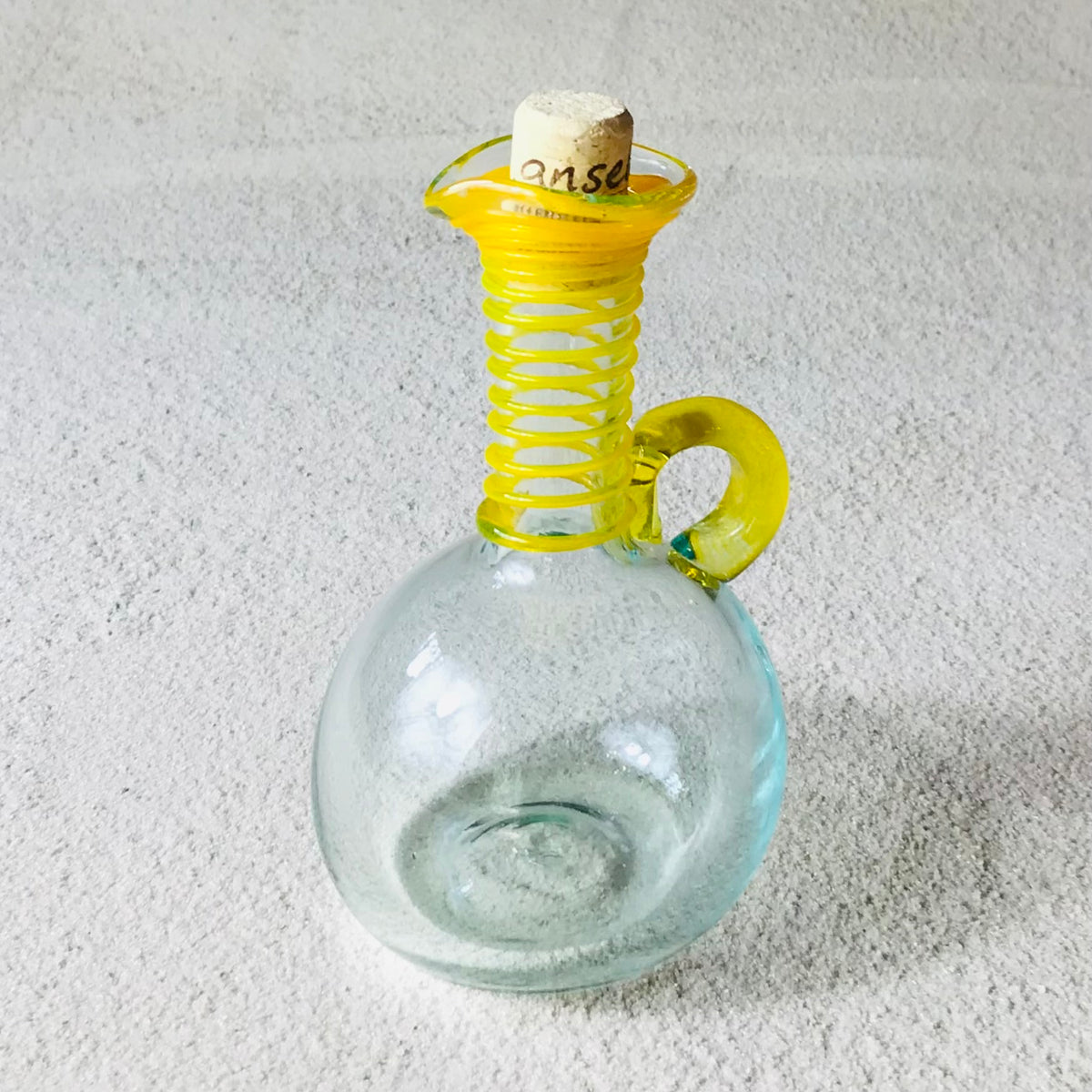 Blown glass - olio jug – Kitengela Hot Glass